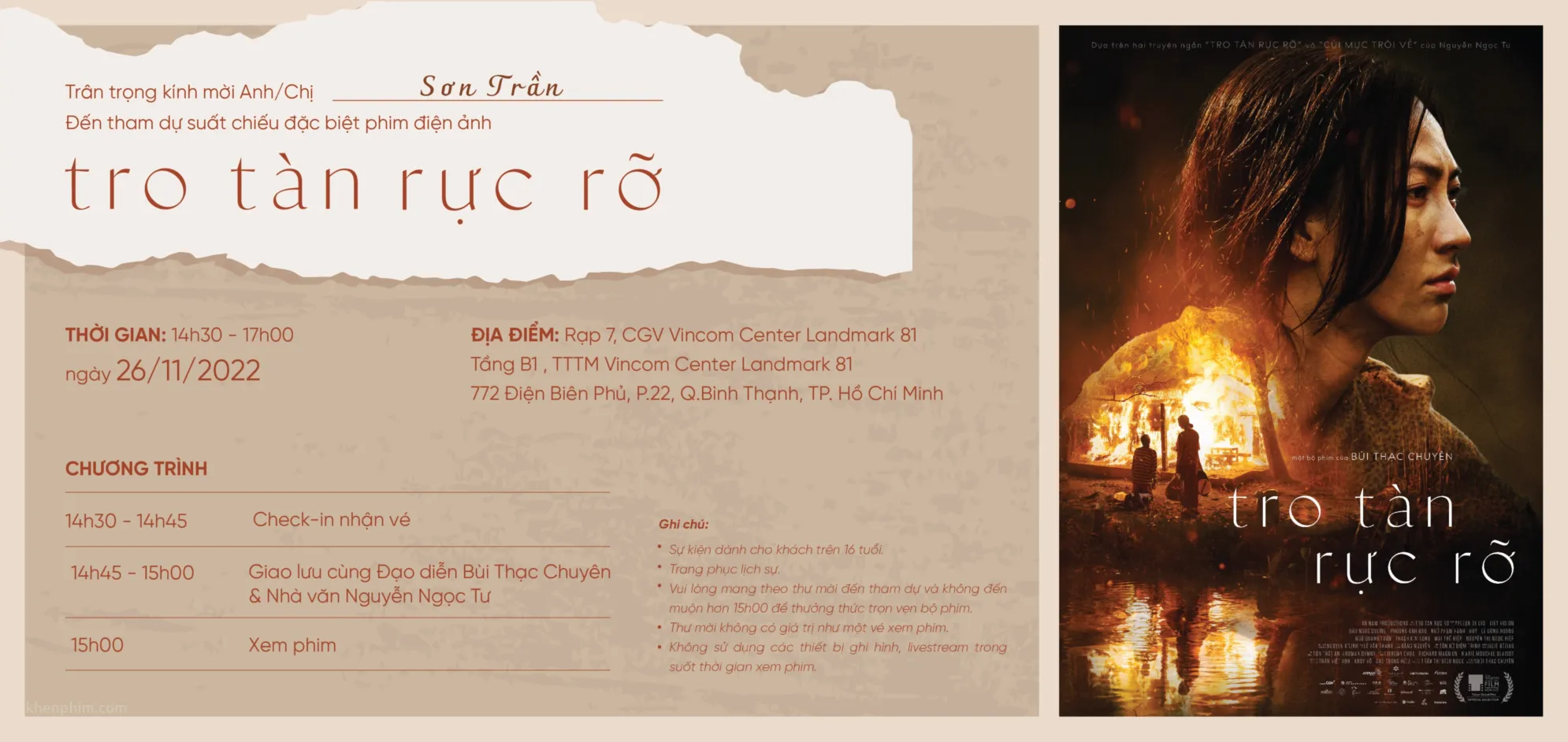 Review phim Tro Tàn Rực Rỡ: Rực cháy khao khát hạnh phúc — Khen Phim