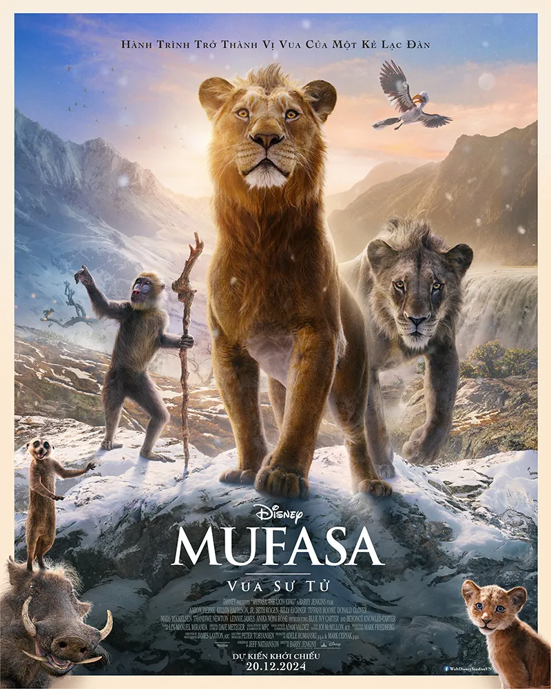 Review Phim "Mufasa: Vua Sư Tử" - Khi "Vua Sư Tử" kể chuyện đời mình ...