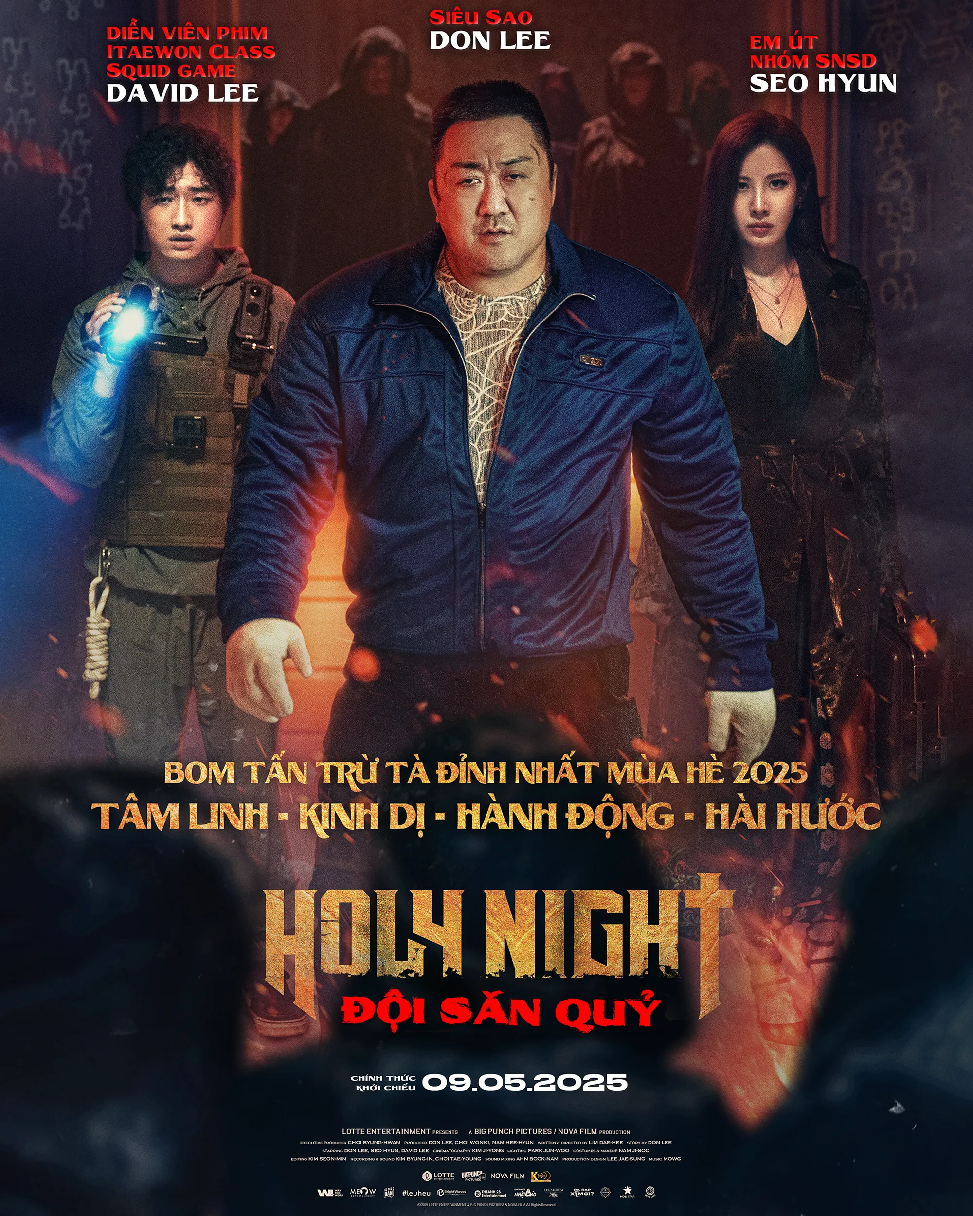 Review phim Holy Night: Đội Săn Quỷ: Cuộc chiến trừ tà, điểm sáng và ...