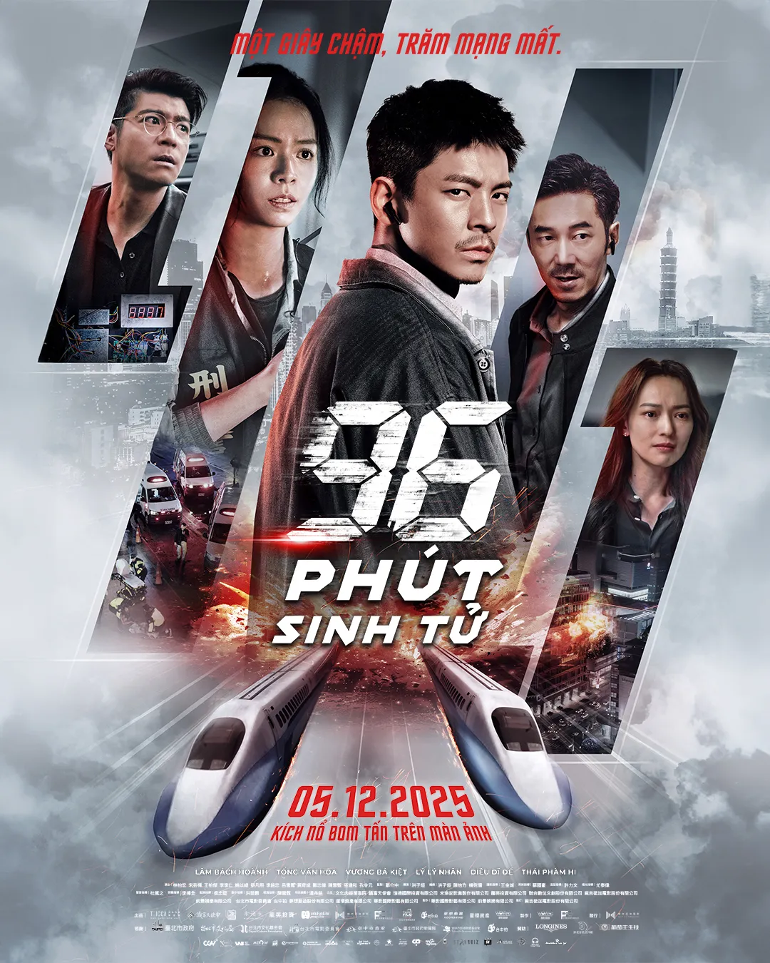 Review phim 96 Phút Sinh Tử: Chuyến tàu tử thần nghẹt thở từng giây ...